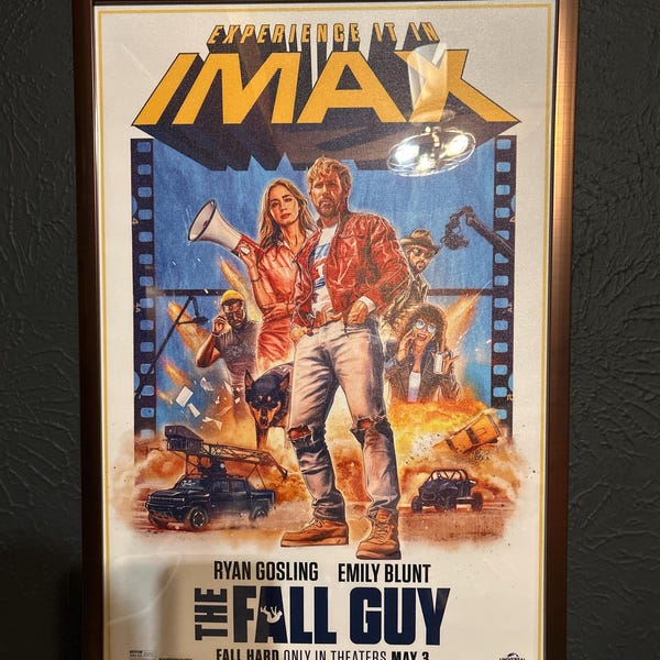 The Fall Guy (2024) Movie Poster High Quality Print Photo Wall Art ...