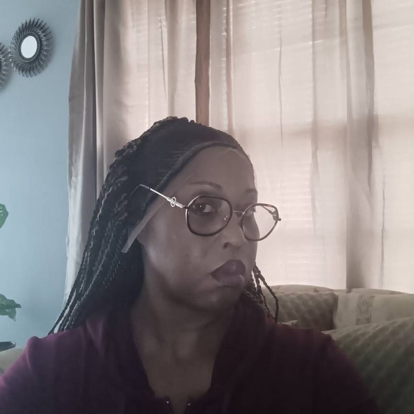 8 Inches Human Hair Sister Locks Frontal.0.2cm Front Lace Small Loc ...