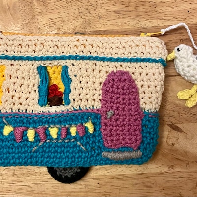 Caravan Zip Purse Crochet Pattern - Etsy