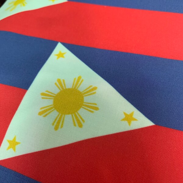 Filipino Flags Fabric - Philippines Flag by Flagfabric - National ...