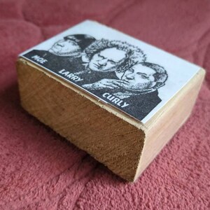 Rare Rubber Stamp Paula Best FACE BORDER Stamp 9835-C Used Rubber Stamp ...