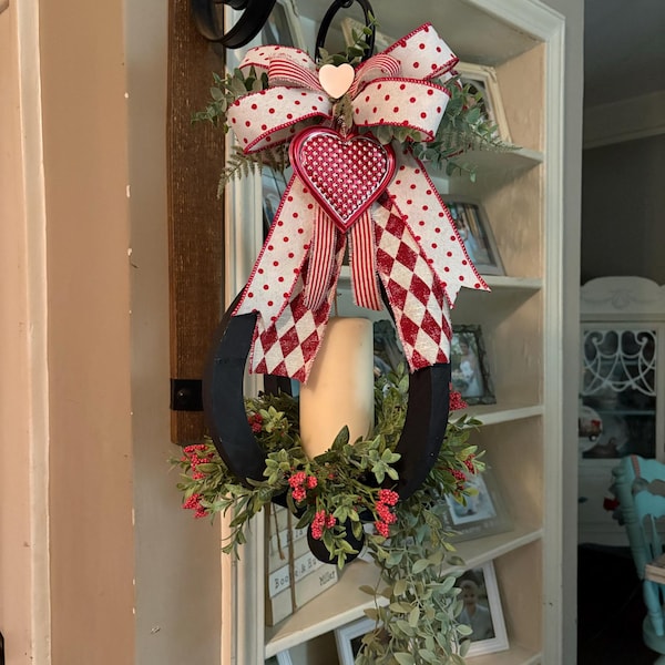 Everyday Farmhouse Bow, Gray, White, Plaid, Striped Edge, Lantern Bow ...