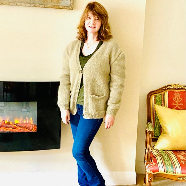 Kurt Cobain Cardigan, Mohair Cardigan, Kurt Cobain Sweater, 90's Grunge ...