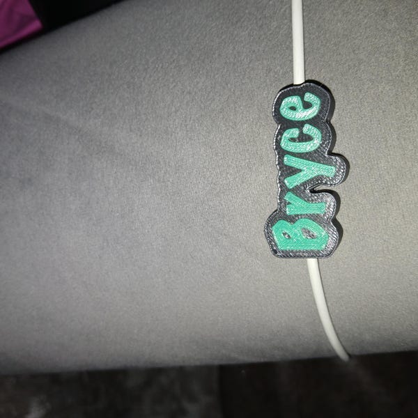 Custom Name Keychains Personalized 3D Printed Keyring for School and ...