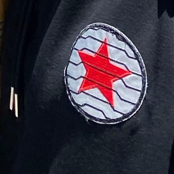 Winter Solider, Bucky Barnes, Arm Emblem Iron-on Embroidered Patch ...