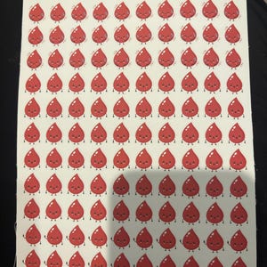 12 Red & Pink Sticky Note Planner Stickers, Notepad Planner Sticker ...