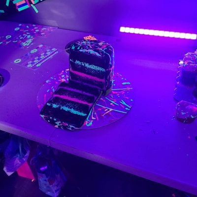 Lumo Glo Paint AND Airbrush Food Color GEL by Rolkem UV Glow in the ...