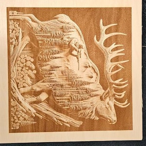 3D Illusion Laser Burn PNG Digital File Perfect for Engraving Instant ...