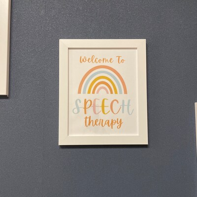 Speech Therapy Room Decor Download Welcome to Speech Therapy - Etsy