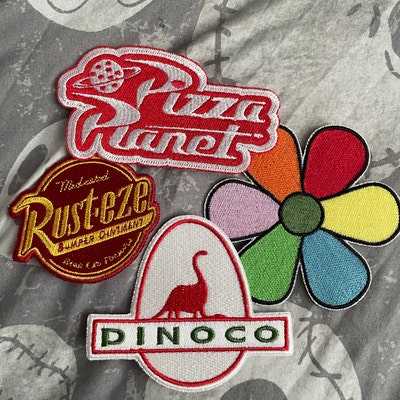 Rust-eze Logo From Disney & Pixar Cars Movie Fully Embroidered Sew-on ...