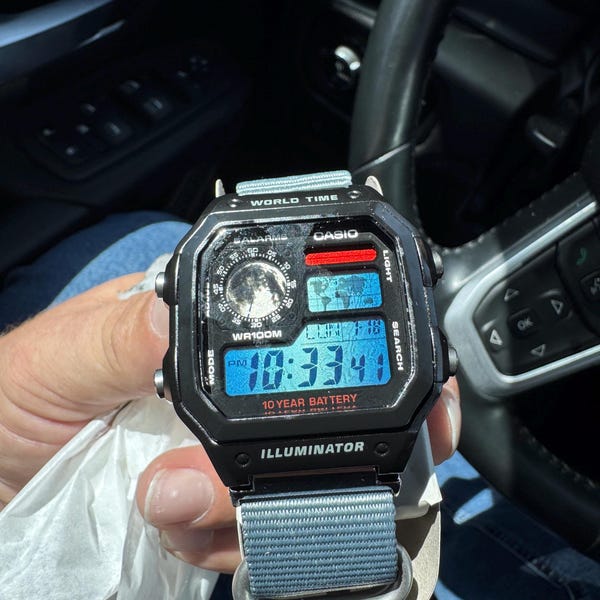 Tactical Sunset – Modified Watch Based on Original Casio AE-1200 ...