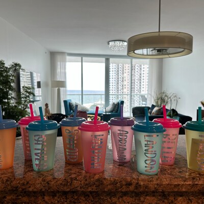 24oz Matte Personalized Cold Cups for the Guys - Etsy