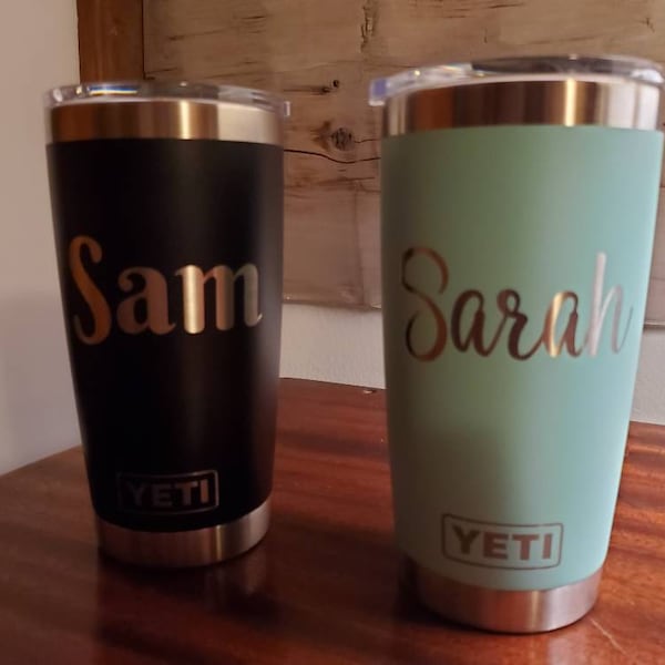 Personalized YETI Tumbler, Custom Name, Monogram & Vacation Designs ...