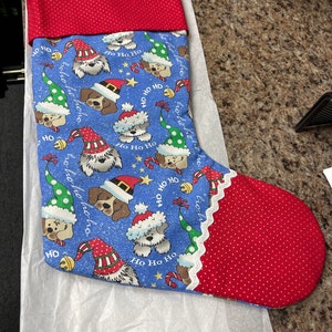 Chocolate Lab Christmas Stocking | Etsy