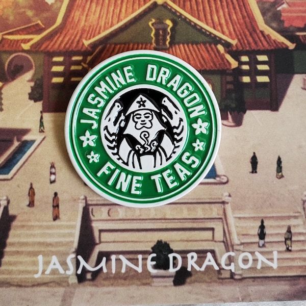 Jasmine Dragon Fine Teas | ATLA Inspired Pin - Etsy