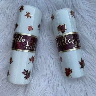 Fall Leaf Textile Design With Decal and Outlines SVG DXF PNG youtube ...