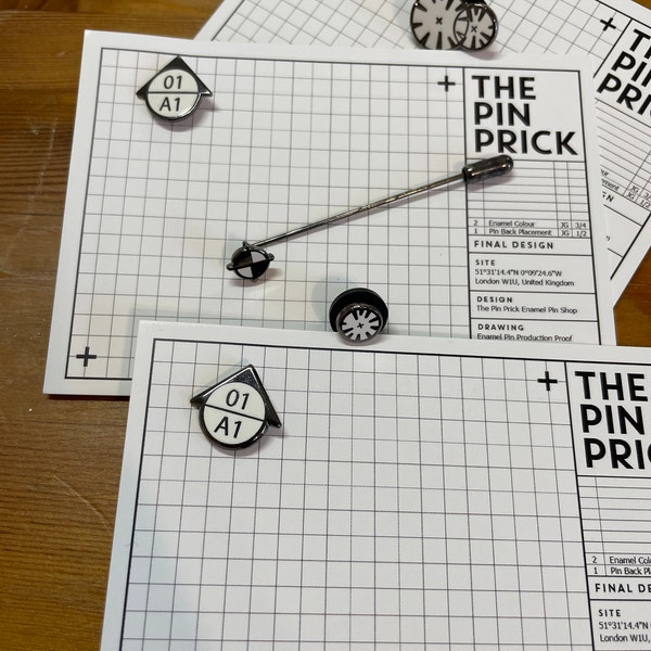 The "section Line CAD Symbol" Enamel Pin — Architecture Gift Ideas ...