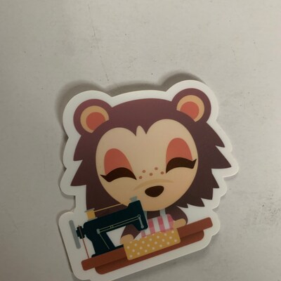 Mabel and Sable Cute Vinyl Sticker Animal Crossing - Etsy