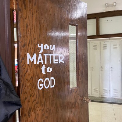 You Matter to Me Classroom Door Vinyl Wall Decal Sticker - Etsy