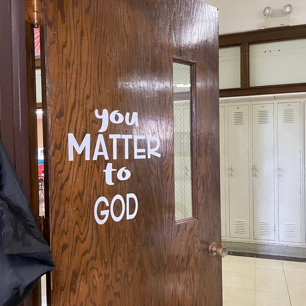 You Matter to Me Classroom Door Vinyl Wall Decal Sticker, School ...