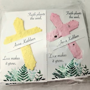 24 Plantable Faith Plants the Seed Baptism Favors With Flower Seed ...