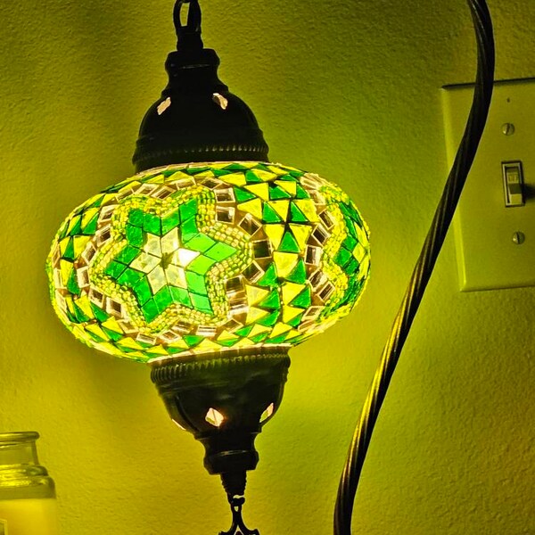 10 Variation Turkish Lamp Mosaic Table Lamp Turkish Moroccan Lamp ...