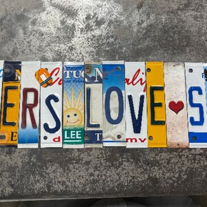 License Plate Name Sign Gifts for Kids Children's Gifts | Etsy