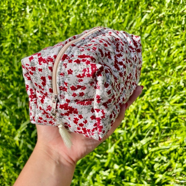 Makeup Bag Sewing Pattern | Toiletry Bag PDF Sewing Instructions ...