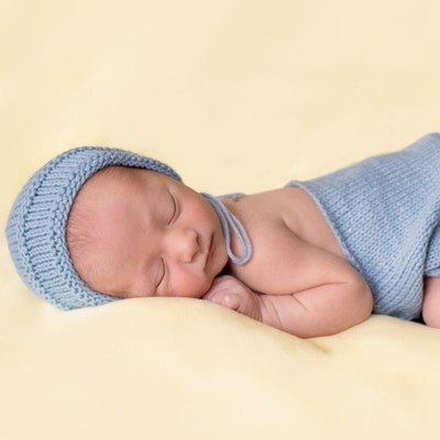 Knitting Pattern Ridges Bonnet Newborn Photography Prop - Etsy