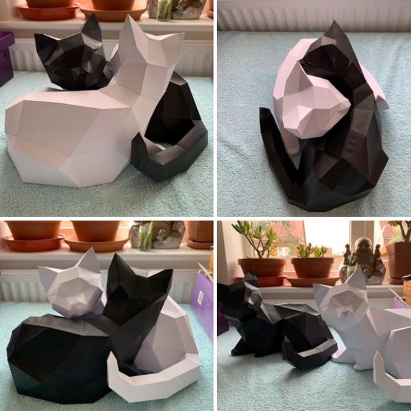 Little Rabbit Papercraft in PDF, JPG & SVG Format Diy, Rabbit Template ...