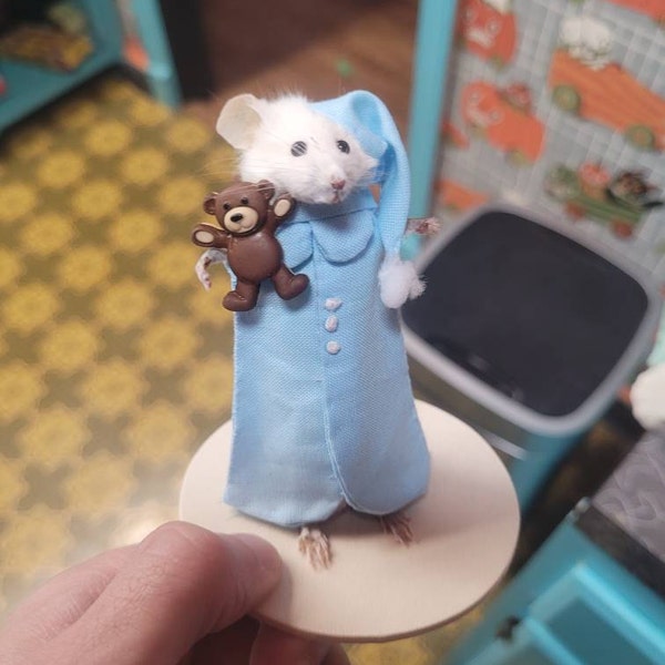 Taxidermy Mouse Bob Ross! Odditys / Curiosity - Etsy