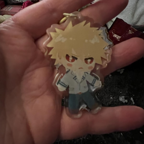 Todoroki Bakugo Deku Double-sided My Hero Academia Keychains Charms - Etsy