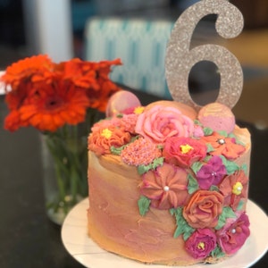 6th Birthday Cake Topper, Sixth Birthday, 6 Cake Topper, 6 Birthday ...