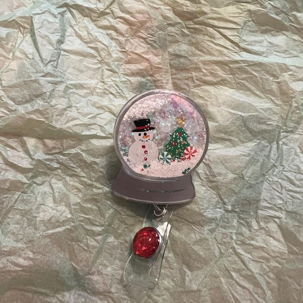 Pink Awareness Ribbon Badge Reel, Retractable Swivel Alligator Clip ...