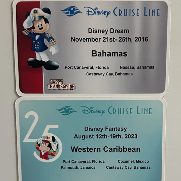 Disney Cruise Line Key to the World Concierge/silver Anniversary/dvc ...