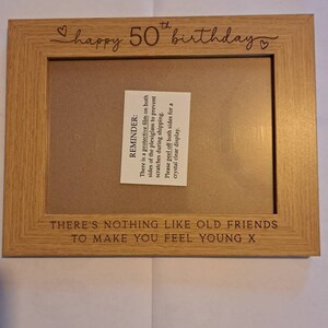 Personalised Custom Text Photo Frame Engraved Photo Frame - Etsy