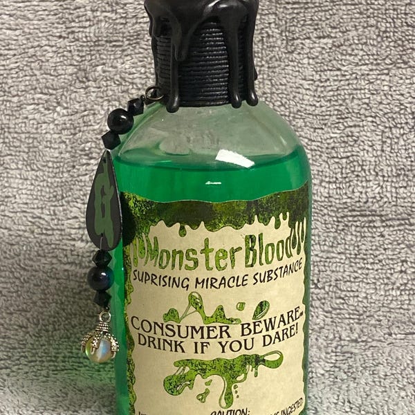Goosebumps Themed Monster Blood Bottle - Etsy