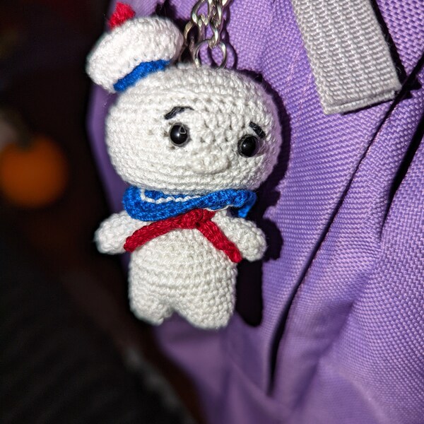 Mini Voodoo Style Doll Crochet Amigurumi Keychain, Backpack Charm ...