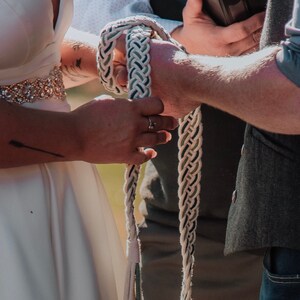 Handfasting Cord Bespoke Infinity Knot Cord in Natural | Etsy