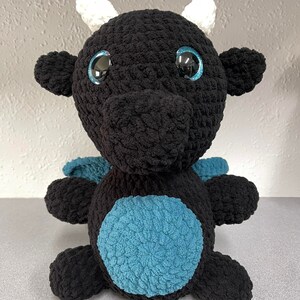 Dexter the Dragon Plushie Crochet Pattern - Etsy