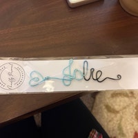 Personalized Wire Name Bookmark Name Bookmark Wire Bookmark ...