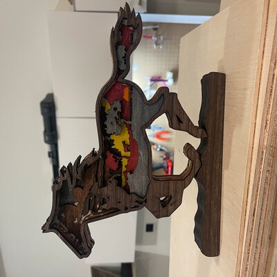 Laser Cut Files 8 Layer Art Piece for Glowforge Multi-layer - Etsy