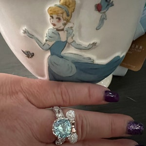 Little Mermaid Inspired Engagement Promise Ring Wedding Costume Cosplay ...