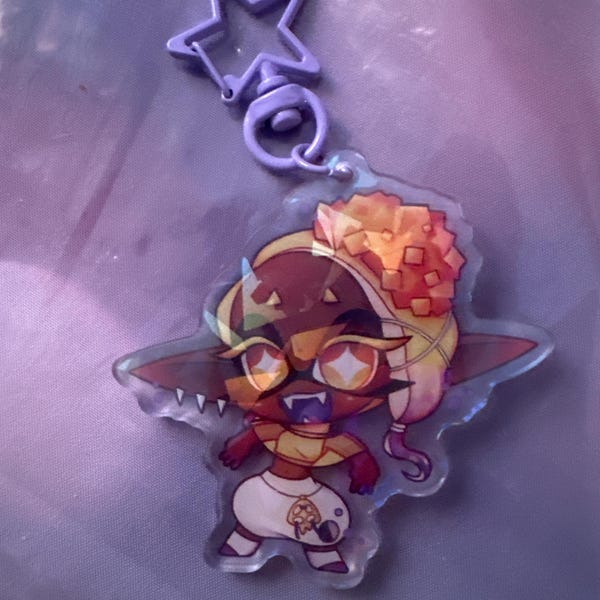 Splatoon Deep Cut Frye, Shiver, and Big Man Acrylic Keychain Charm - Etsy