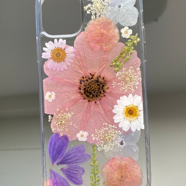 Handmade Phone Case/ Pressed Flower Phone Case/ iPhone Case/ Samsung ...