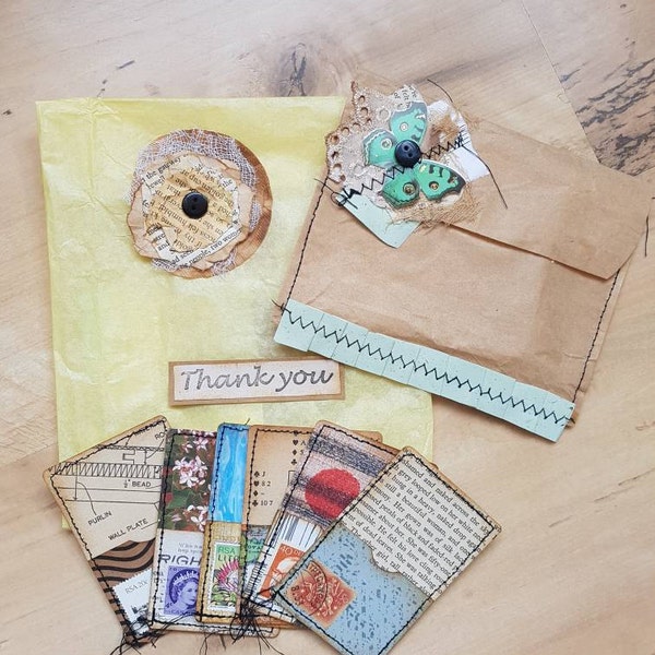 Handmade Journaling Pockets Pack of 5 - Etsy UK