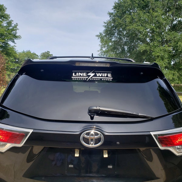 Line Wife Decal | Line Life Decal | Linewife Decal | Lineman Wife Decal ...