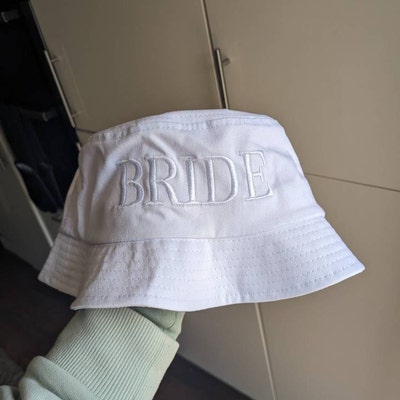 Embroidered Bridesmaids Bucket Hats Bride Babe Bucket Hats Bachelorette ...