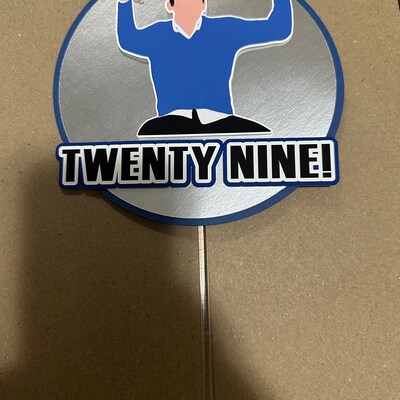 Schmidt 29 Cake Topper 3D - Etsy