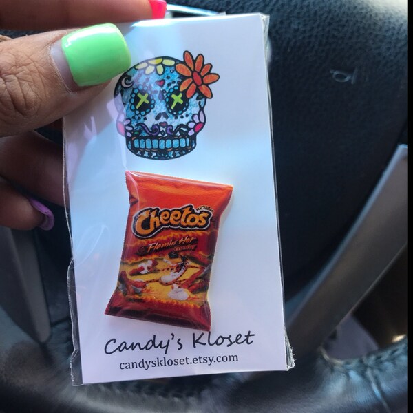 Hot Cheetos Pin or Magnet (hot Cheetos Lapel, Cheetos Pin) - Etsy
